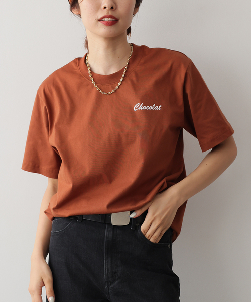 セール】GIFT SHOP/ギフトショップ Chocolate T-shirt Tシャツ FOLDERO