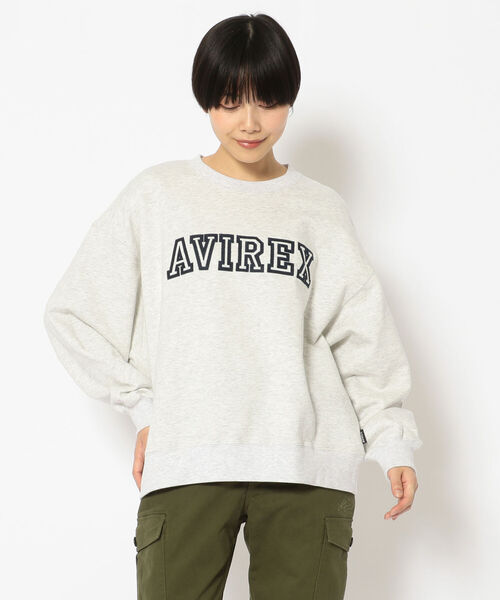 【セール】【直営店限定】AVIREX WAPPEN SWEAT/ アヴィレックスワッペンスウェット（スウェット）｜AVIREX（アヴィレックス）のファッション通販 - ZOZOTOWN