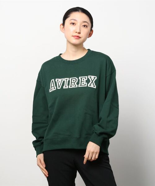 AVIREX（アヴィレックス）の「【直営店限定】AVIREX WAPPEN SWEAT/ アヴィレックスワッペンスウェット（スウェット）」 - WEAR
