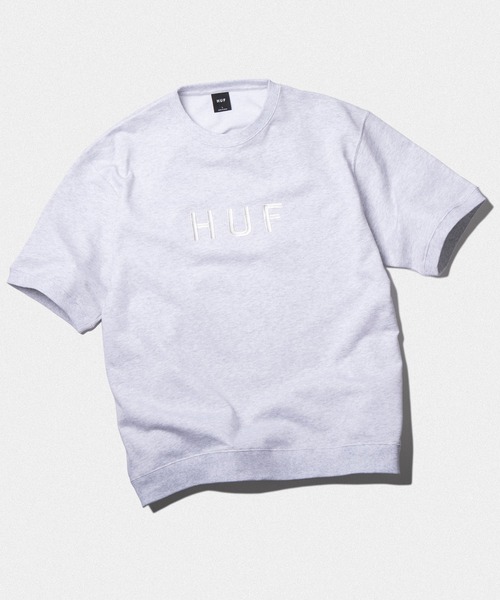 HUF（ハフ）の「OG LOGO FLEECE CREW / HUF ロゴ Tシャツ（Tシャツ/カットソー）」 - WEAR