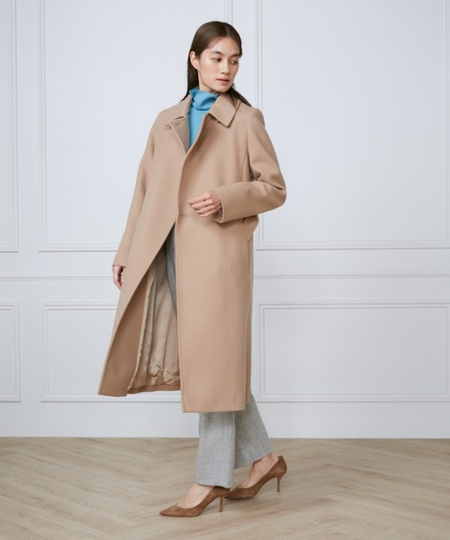 INED（イネド）の「Super110'sメルトンラップコート（チェスターコート）」 - WEAR