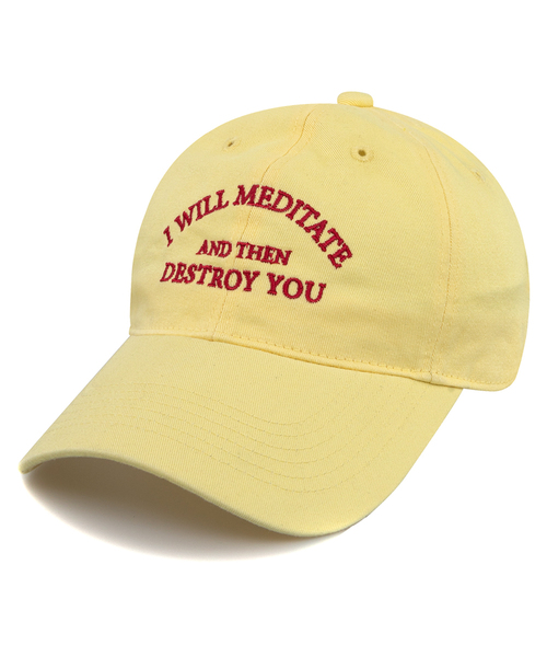 【セール】DESTROY YOU WASHING BALL CAP-WELLOW（キャップ）｜WICK（ウィック）のファッション通販 ...