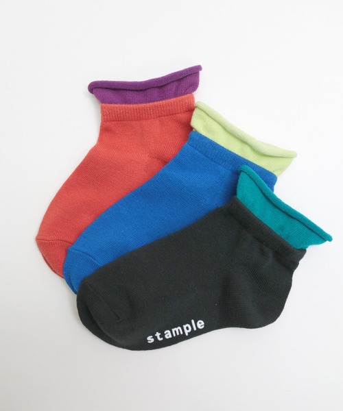 stample（スタンプル）の「レイヤード ショートソックス 3足セット（ソックス/靴下）」 - WEAR