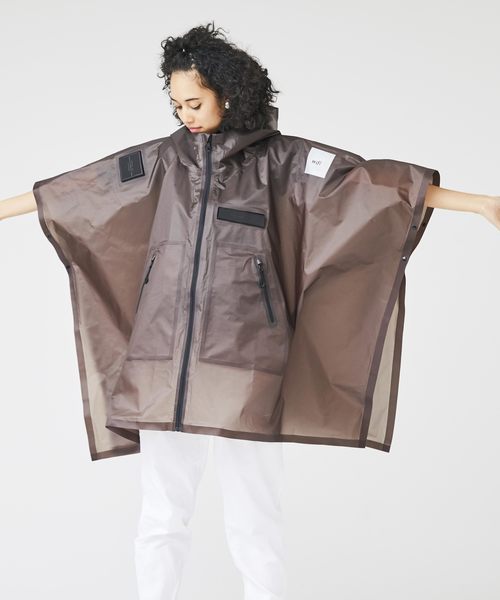 wdl.（ワームデザインラボ）の「【wdl./ダブリューディーエル】DRY UTILITY PONCHO（レインコート/ポンチョ）」 - WEAR