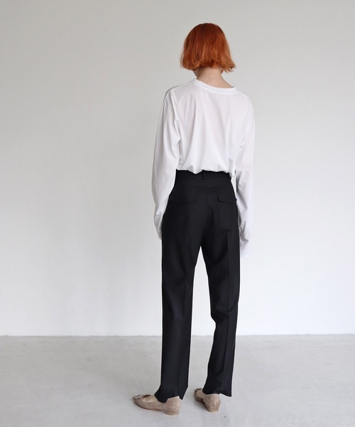 【セール】wool straight pants(ウールスラックスストレートパンツ)（スラックス）｜DRESSLAVE（ドレスレイブ）のファッション通販 - ZOZOTOWN