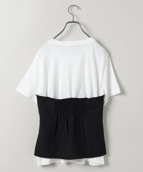 JEANASIS（ジーナシス）の「ビスチェドッキングTEE SS/967779（Tシャツ/カットソー）」 - WEAR