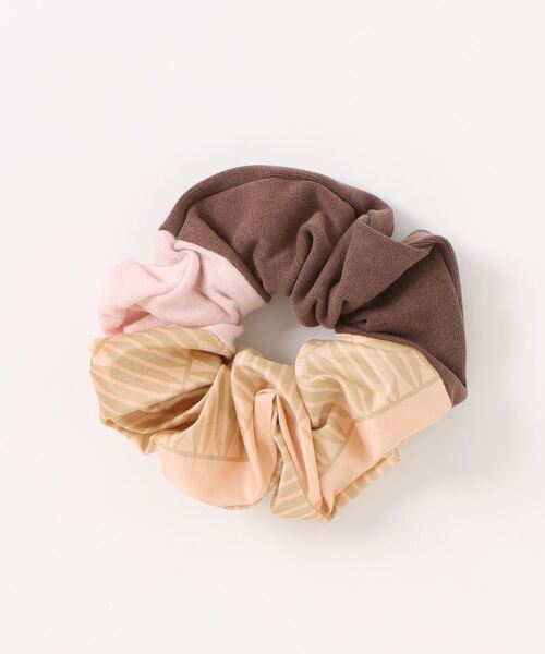 【rurururu】シュシュ＊pink×brown（シュシュ）｜tone（トーン）のファッション通販 - ZOZOTOWN