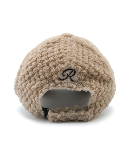 JUN&ROPE'（ジュンアンドロペ）の「パイナップルフリース耳クリ型キャップ（キャップ）」 - WEAR