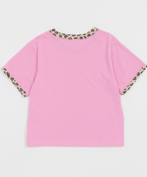 X-girl Stages（エックスガールステージス）の「レオパリンガーロゴ半袖Tシャツ（Tシャツ/カットソー）」 - WEAR
