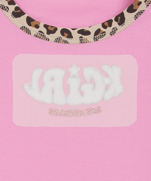 X-girl Stages（エックスガールステージス）の「レオパリンガーロゴ半袖Tシャツ（Tシャツ/カットソー）」 - WEAR