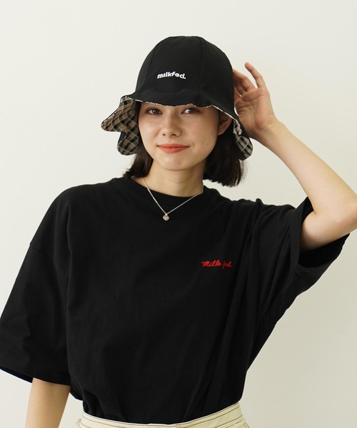 MILKFED.（ミルクフェド）の「REVERSIBLE RAFFLE HAT（ハット）」 - WEAR
