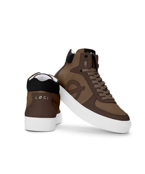 LOCI（ロキ）の「イレブンビーガンスニーカー カーキ/ブラック/カーキ LC-011-005（スニーカー）」 - WEAR