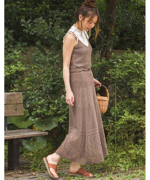 Libby&Rose（リビーアンドローズ）の「クロシェキャミセットアップ（セットアップ）」 - WEAR