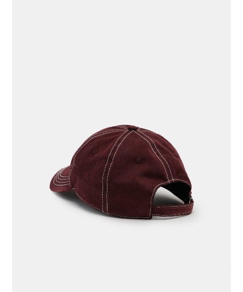 GOLDEN GOOSE（ゴールデングース）の「GOLDEN GOOSE Damaged Cap with embroidered logo ...