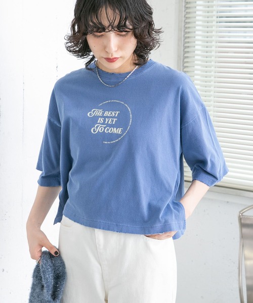 KBF（ケイビーエフ）の「クラッシュロゴTEE（Tシャツ/カットソー）」 - WEAR