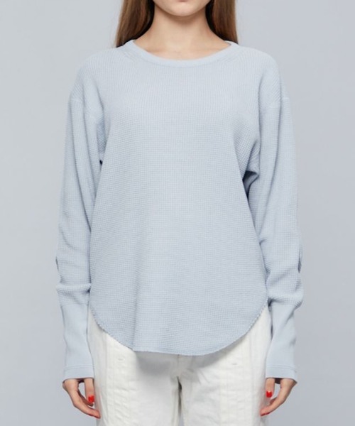 【WRAPINKNOT(ラッピンノット)】ハイツイストコットンサーマルプルオーバー WK22S-LPO0（Tシャツ/カットソー ...