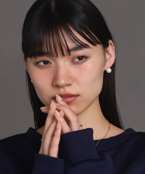 LHME（エルエイチエムイー）の「LHME “MELLOW”1粒パールピアス/10mm/サージカルステンレス316L（金属アレルギー対応）（ネックレス）」 - WEAR