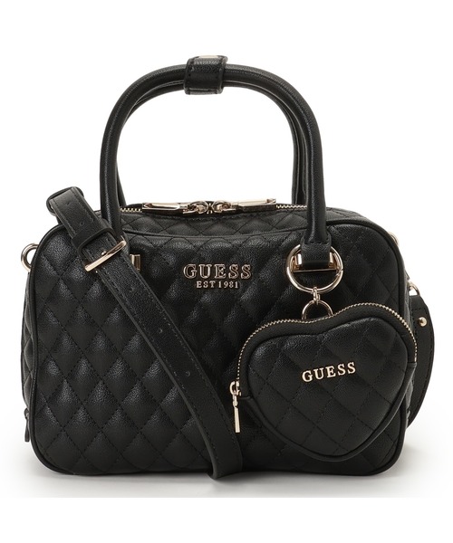 (取寄) ゲス レディース  GUESS women Zoro-wc Black Leather GUESS(ゲス) JAPAN 公式オンラインストア | GUESS JAPAN OFFICIAL
