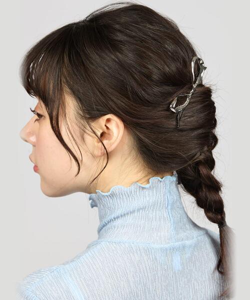 【セール】WV82 BALLETTA メタリックリボンバレッタ（その他ヘアアクセサリー）｜To b. by agnes b.（トゥービーバイ ...