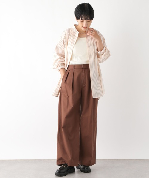 LEPSIM（レプシィム）の「BIGストライプシャツ 141726（シャツ/ブラウス）」 - WEAR