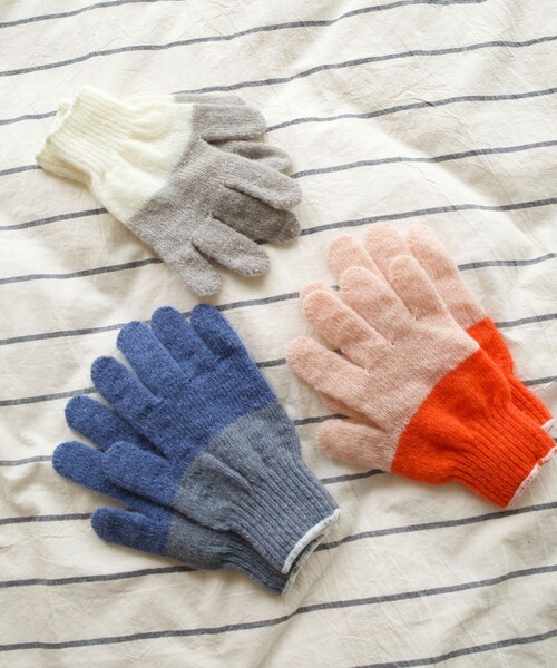 TEMBEA（テンベア）の「TEMBEA/テンベア GUNTE 2TONE M/ウール手袋Mサイズ（手袋）」 - WEAR