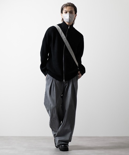 CLEL（クレイル）の「【CLEL】Loose Driver Knit(Anti Pill Processing)/ルーズドライバーズニット(毛玉防止加工)（カーディガン/ボレロ）」 - WEAR