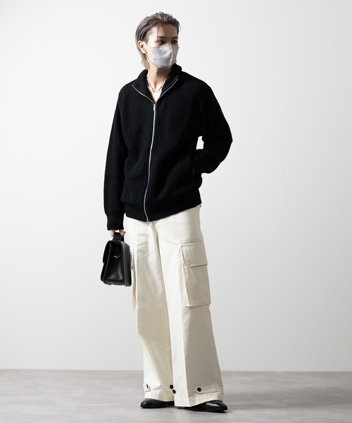 CLEL（クレイル）の「【CLEL】Loose Driver Knit(Anti Pill Processing)/ルーズドライバーズニット(毛玉防止加工)（カーディガン/ボレロ）」 - WEAR