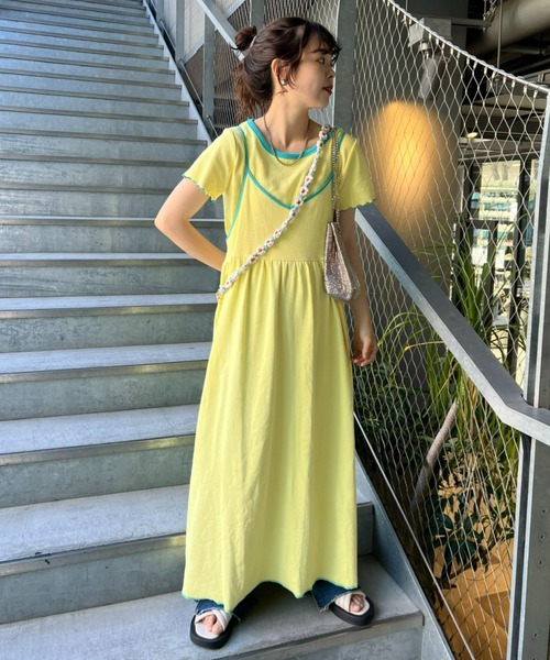 HELLO.SANFRANCISCO（ハローサンフランシスコ）の「【HELLO.SANFRANCISCO】リンガーTee付ワンピース ...