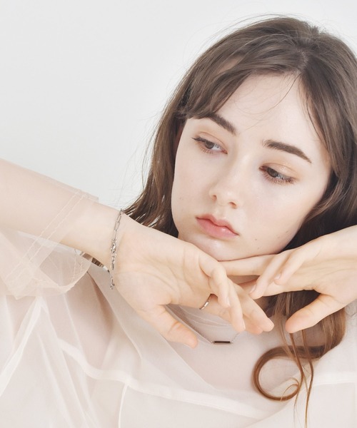 LHME（エルエイチエムイー）の「LHME スリムオーバルチェーンブレスレット/サージカルステンレス316L（金属アレルギー対応）（ブレスレット）」 - WEAR