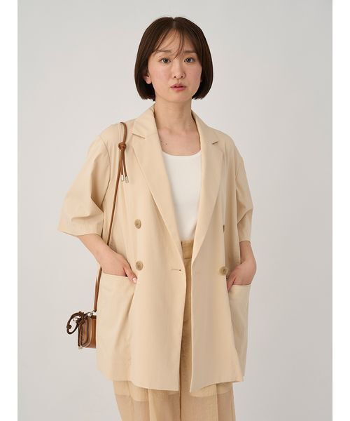 UVカットハーフスリーブジャケット（テーラードジャケット）｜emmi（エミ）のファッション通販 - ZOZOTOWN