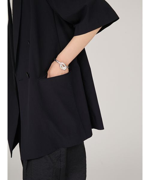 emmi（エミ）の「UVカットハーフスリーブジャケット（テーラードジャケット）」 - WEAR