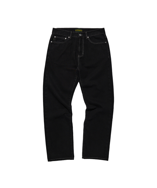 PIG DYED DENIM JEANS (BLACK)（デニムパンツ）｜AFTERMATH（アフターマス）のファッション通販 - ZOZOTOWN