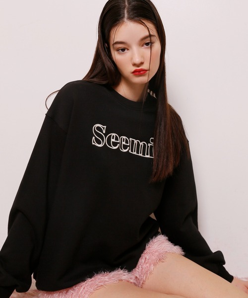 Seemi. byNICECLAUP（ シーミーバイナイスクラップ）の「【Seemi】Seemiオーバーサイズスウェット（スウェット）」 - WEAR