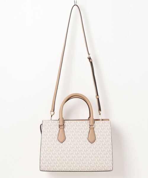 MICHAEL KORS（マイケルコース）の「SHEILA センタージップ サッチェル ミディアム - MKシグネチャー（ハンドバッグ ...
