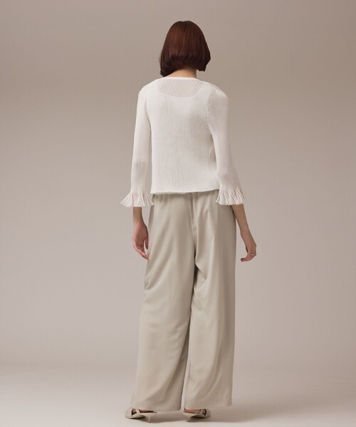 シアーフリルニットカーディガン（カーディガン/ボレロ）｜GRACE