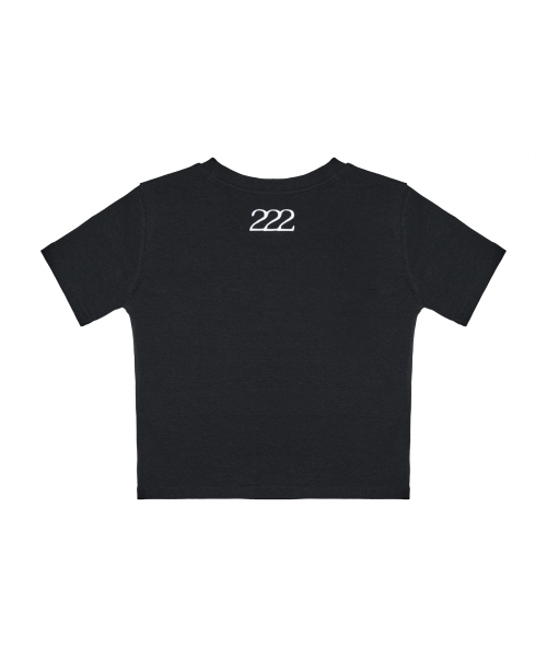 222（イトゥドゥル）の「TOP 020 (BLACK)（Tシャツ/カットソー）」 - WEAR