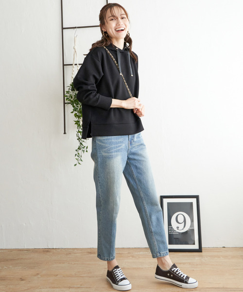 ikka（イッカ）の「GOKU楽 ダンボールニットフードパーカー（パーカー）」 - WEAR