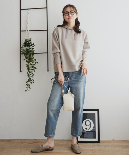 ikka（イッカ）の「GOKU楽 ダンボールニットフードパーカー（パーカー）」 - WEAR