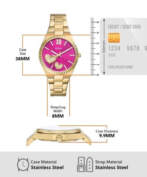 FOSSIL（フォッシル）の「Scarlette ES5325（アナログ腕時計）」 - WEAR