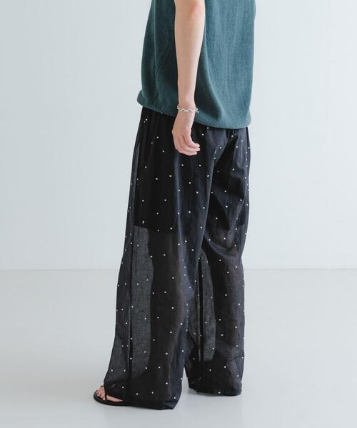 セール】new basic オーガンジードットイージーパンツ（その他パンツ