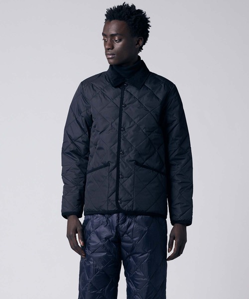 TAION(タイオン)】〈ユニセックス〉シティ パイピングカラー ダウン