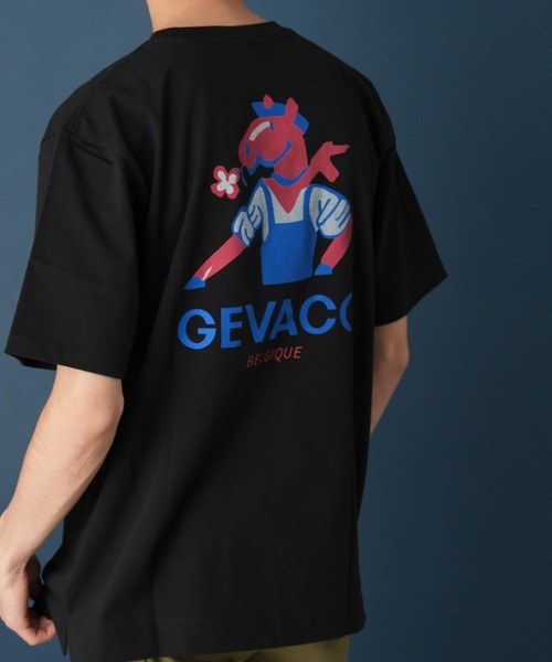 GEVACO（ゲバコ）の「【GEVACO / ゲバコ】ロゴバックプリントショートスリーブTEE（Tシャツ/カットソー）」 - WEAR