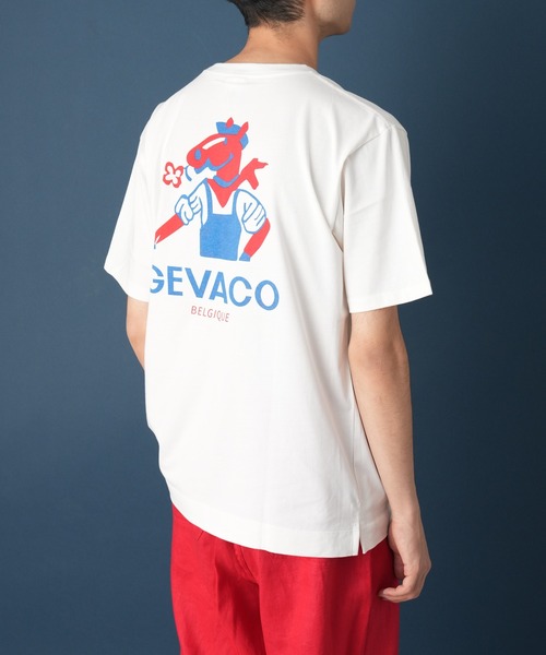 GEVACO（ゲバコ）の「【GEVACO / ゲバコ】ロゴバックプリントショートスリーブTEE（Tシャツ/カットソー）」 - WEAR