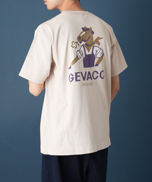 GEVACO（ゲバコ）の「【GEVACO / ゲバコ】ロゴバックプリントショートスリーブTEE（Tシャツ/カットソー）」 - WEAR