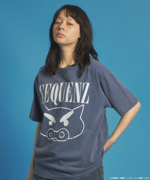SEQUENZ（シークエンズ）の「【SEQUENZ】CS BURIBURI FADE S/S TEE / クレヨンしんちゃん 半袖Tシャツ クルーネック ワンポイント バックプリント ハード ...