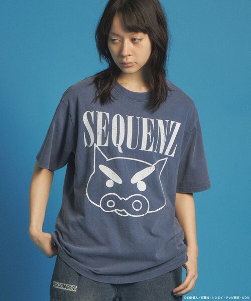 SEQUENZ（シークエンズ）の「【SEQUENZ】CS BURIBURI FADE S/S TEE / クレヨンしんちゃん 半袖Tシャツ クルーネック ワンポイント バックプリント ハード ...