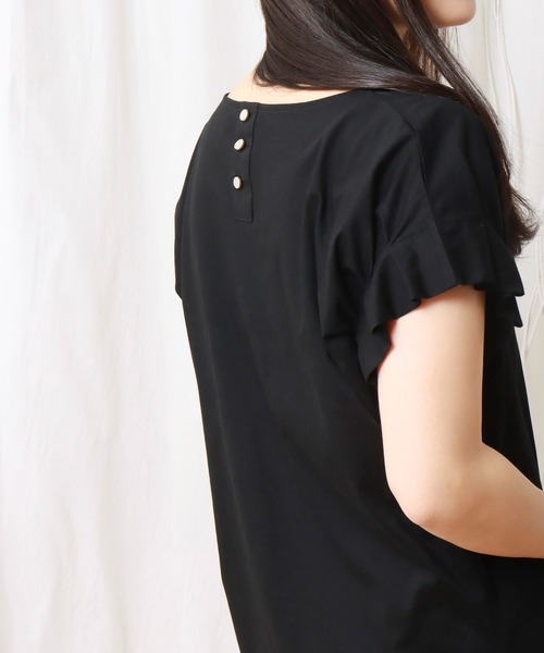 libelle more（リベル モア）の「バイオシルケット袖口タックプルオーバー（Tシャツ/カットソー）」 - WEAR