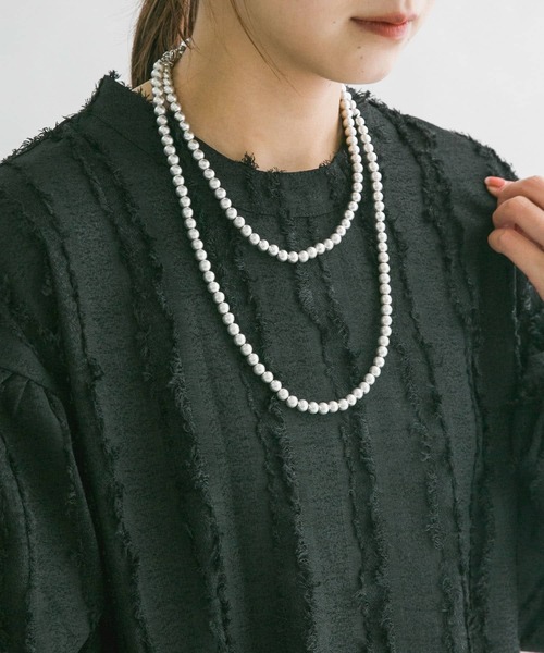 KBF（ケイビーエフ）の「3WAYボールロングネックレス（ネックレス）」 - WEAR