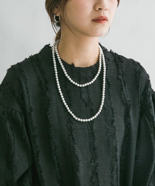 KBF（ケイビーエフ）の「3WAYボールロングネックレス（ネックレス）」 - WEAR