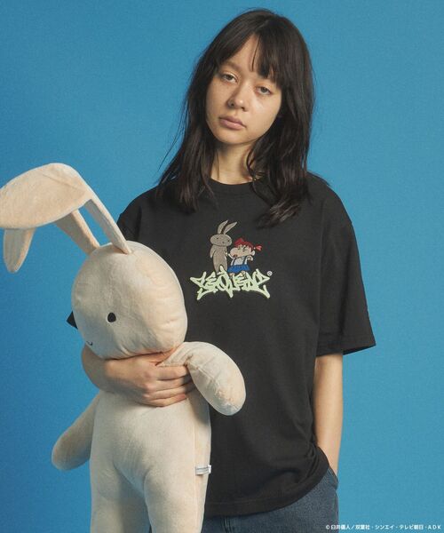 SEQUENZ（シークエンズ）の「【SEQUENZ】CS NENE EMB. S/S TEE / クレヨンしんちゃん 半袖Tシャツ クルーネック ワンポイント 刺繍（Tシャツ/カットソー ...